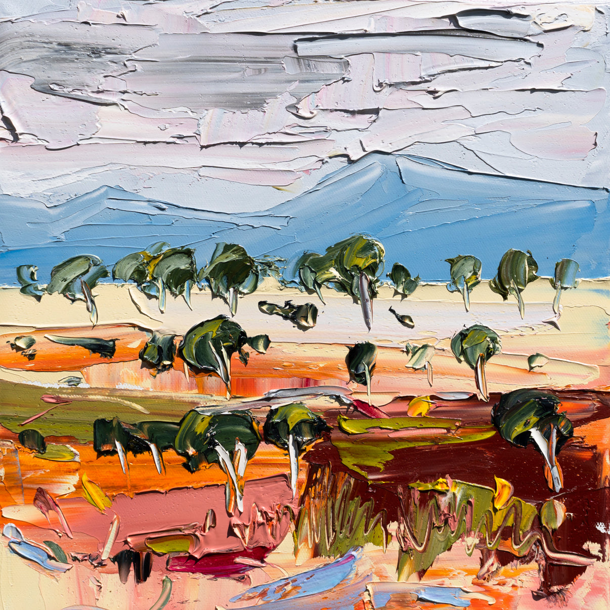 Ochre Plains - Fine Art Print – Angela Hawkey Art